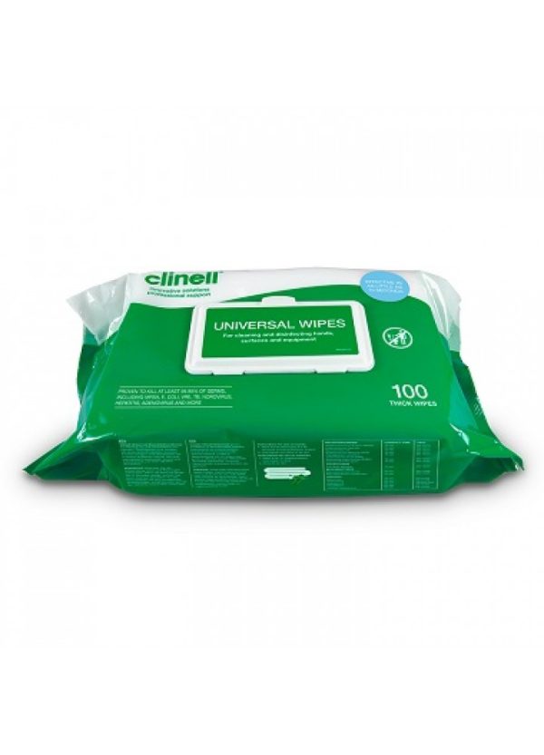 Clinell Universal Disinfectant Wipes x 100 | Brennan Hygiene