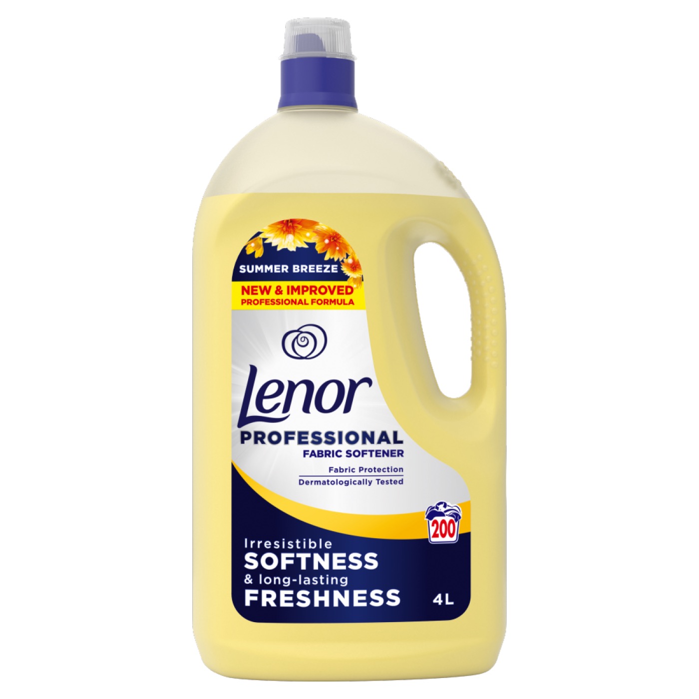 Lenor Professional Summer Breeze Fabric Softner 2 x 4Lts